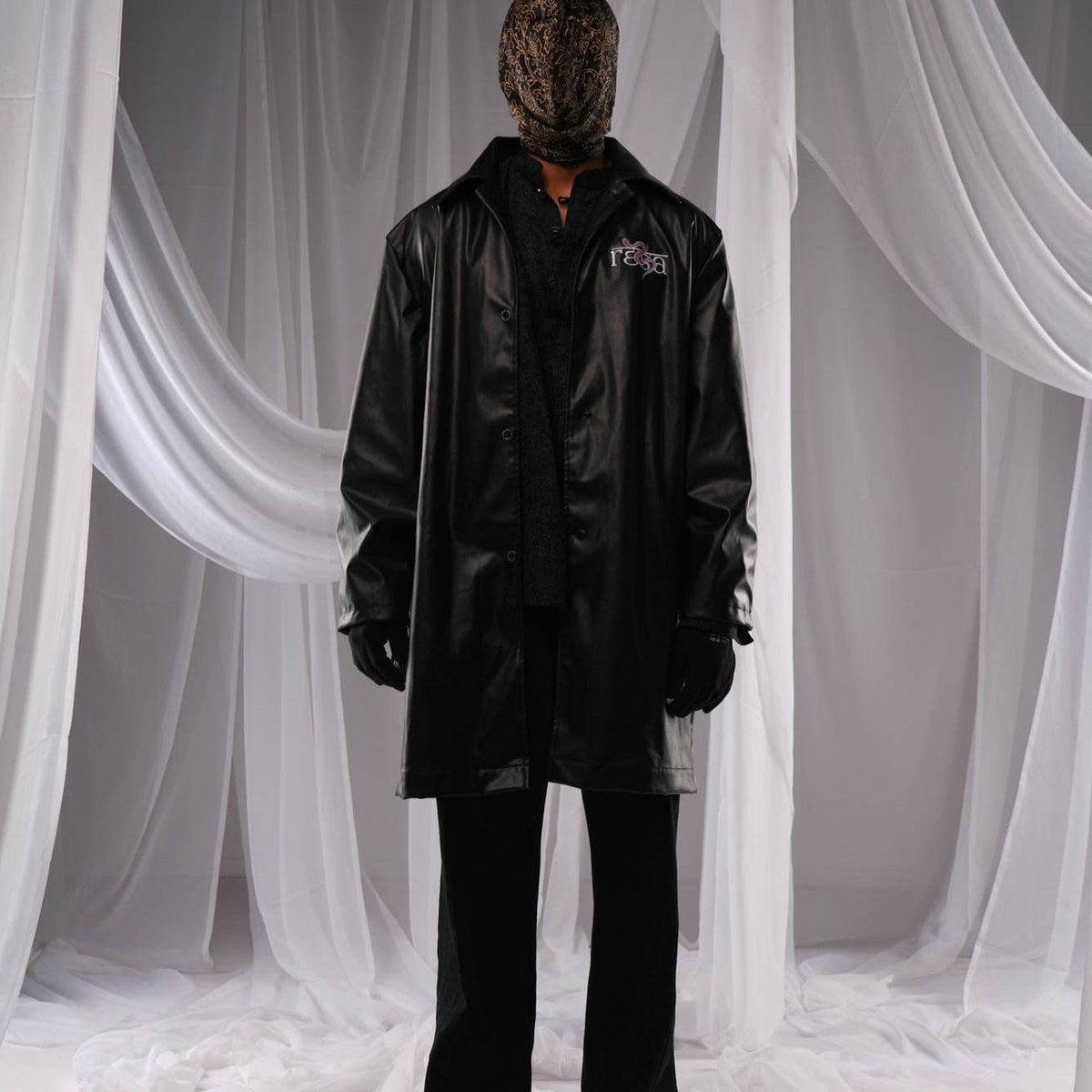 Revival Black Leather Trench – Dawntown