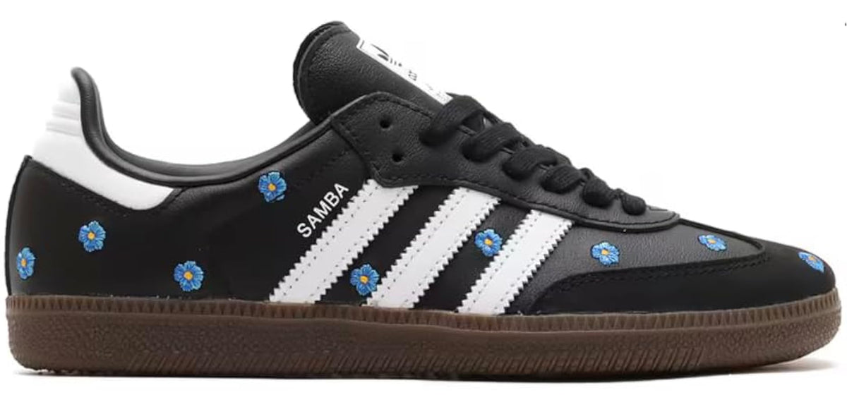 adidas samba light blue floral core black (w) – Dawntown