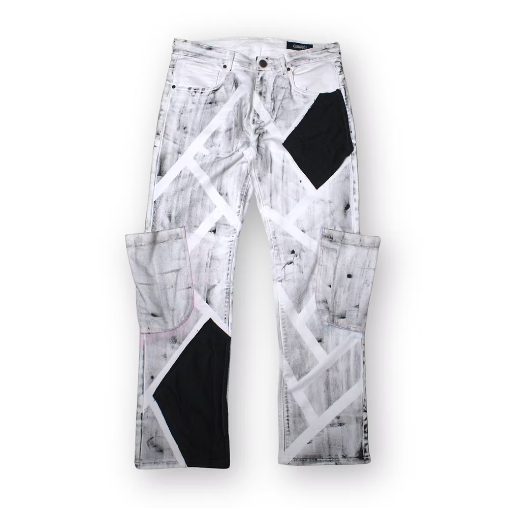 Ghost hand painted denim jeans – Dawntown
