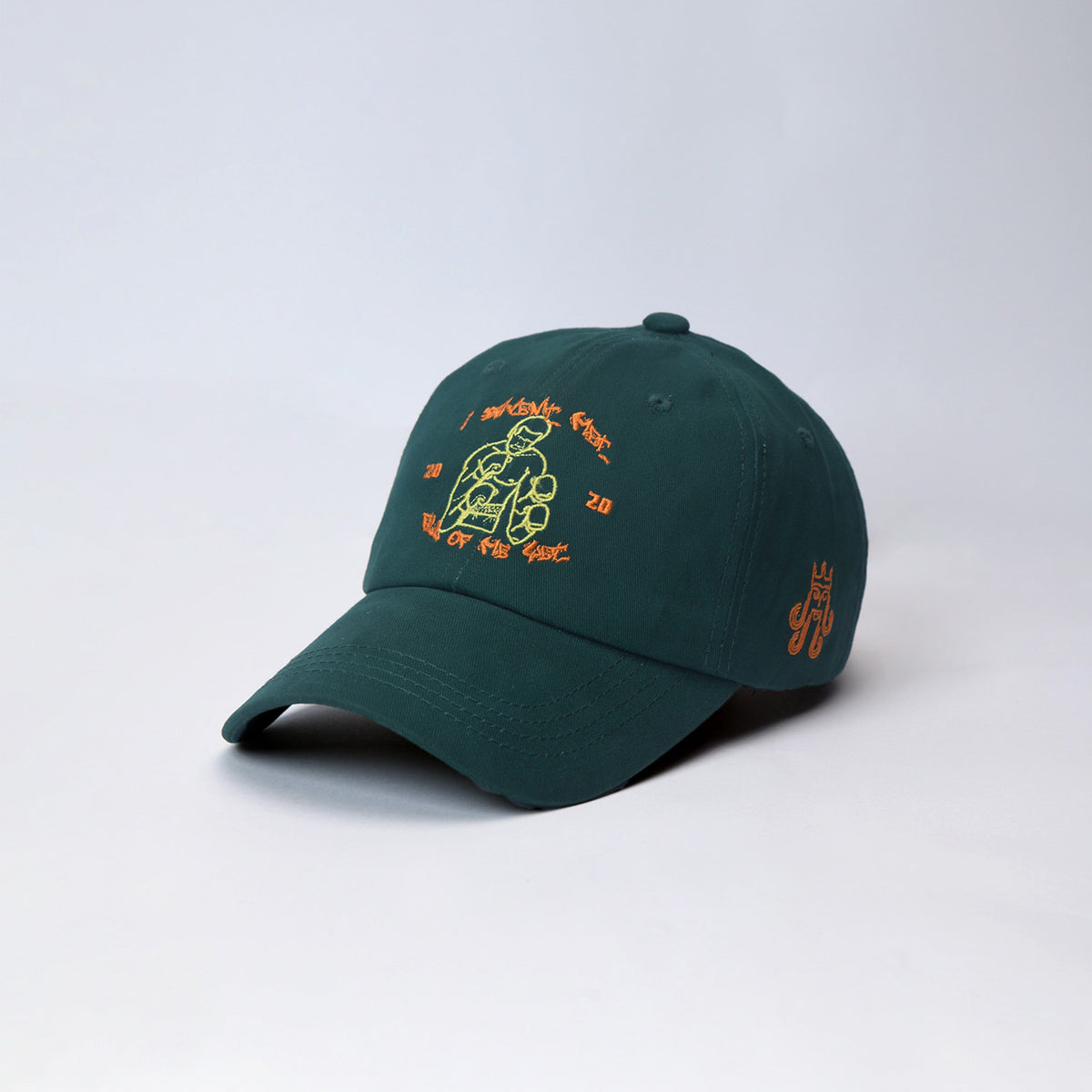 Hustler // Dark Green Dad Cap – Dawntown
