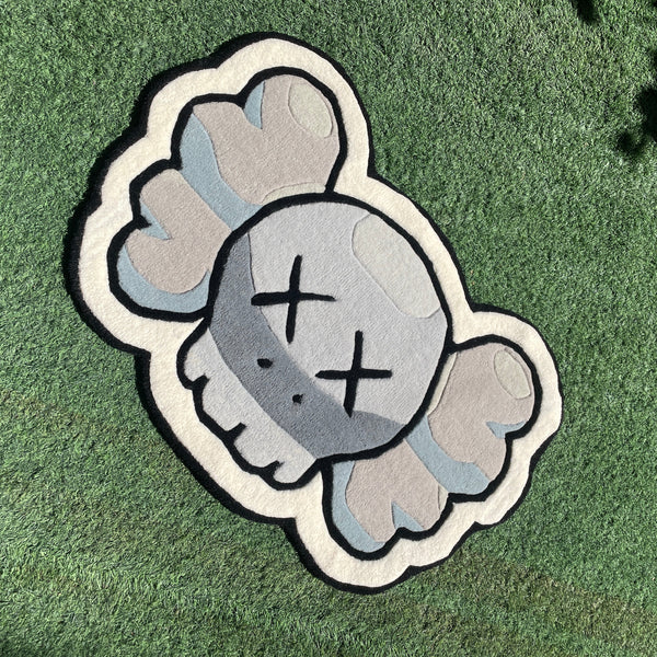 Buy KAWS HEAD-GREY RUG at Dawntown