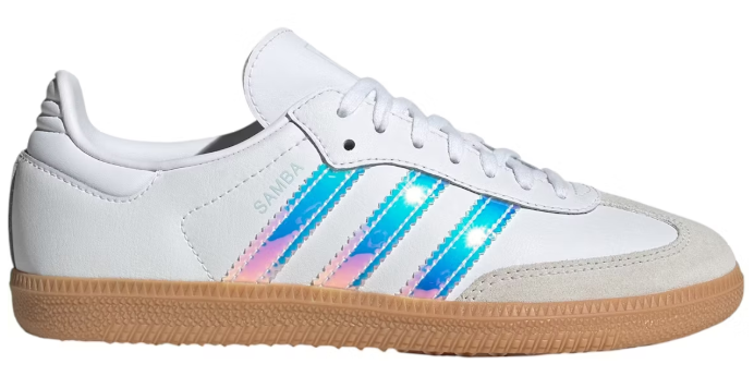Samba OG Iridescent Stripe White – Dawntown
